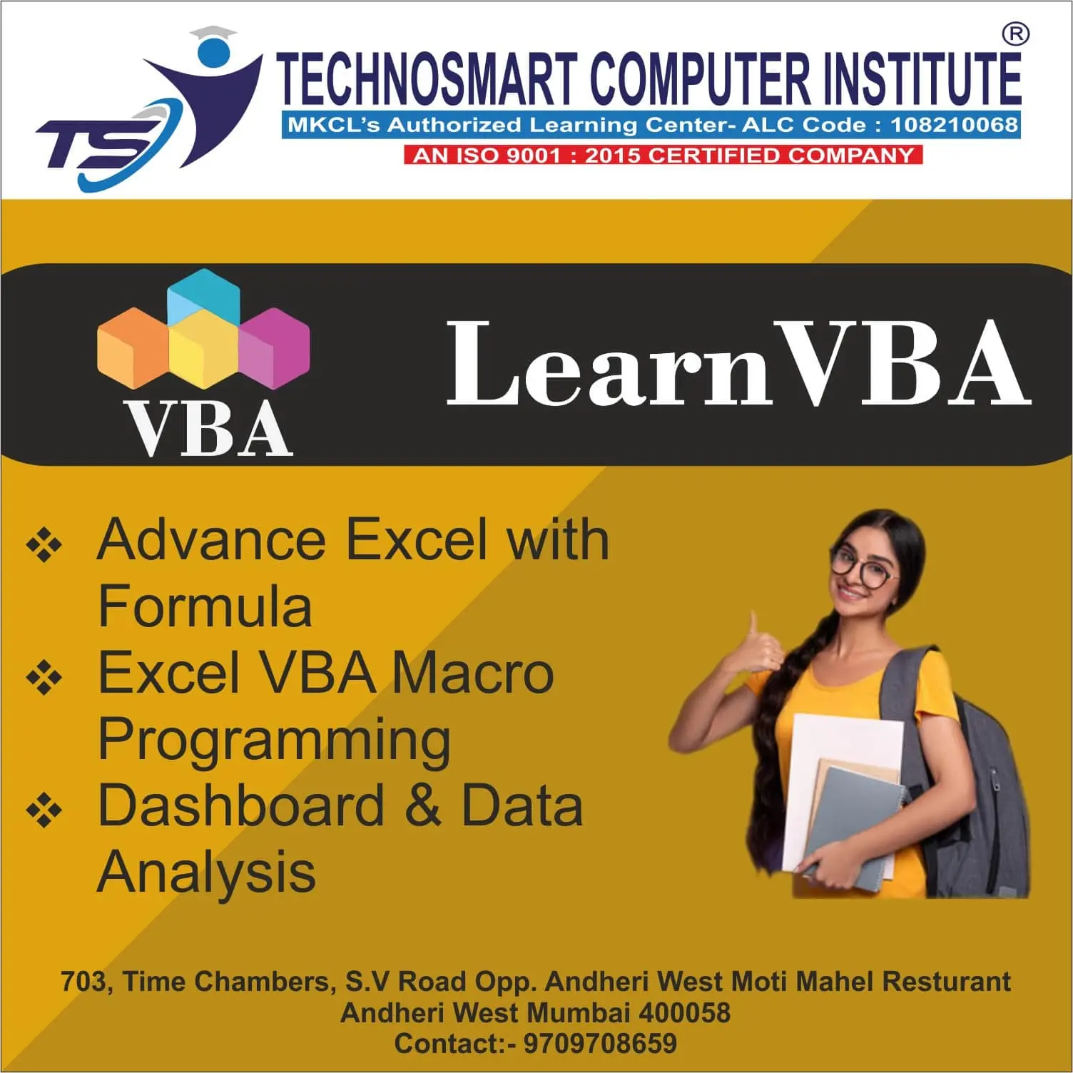 Vba Macros Course With Certificate In Andheri West Mumbai